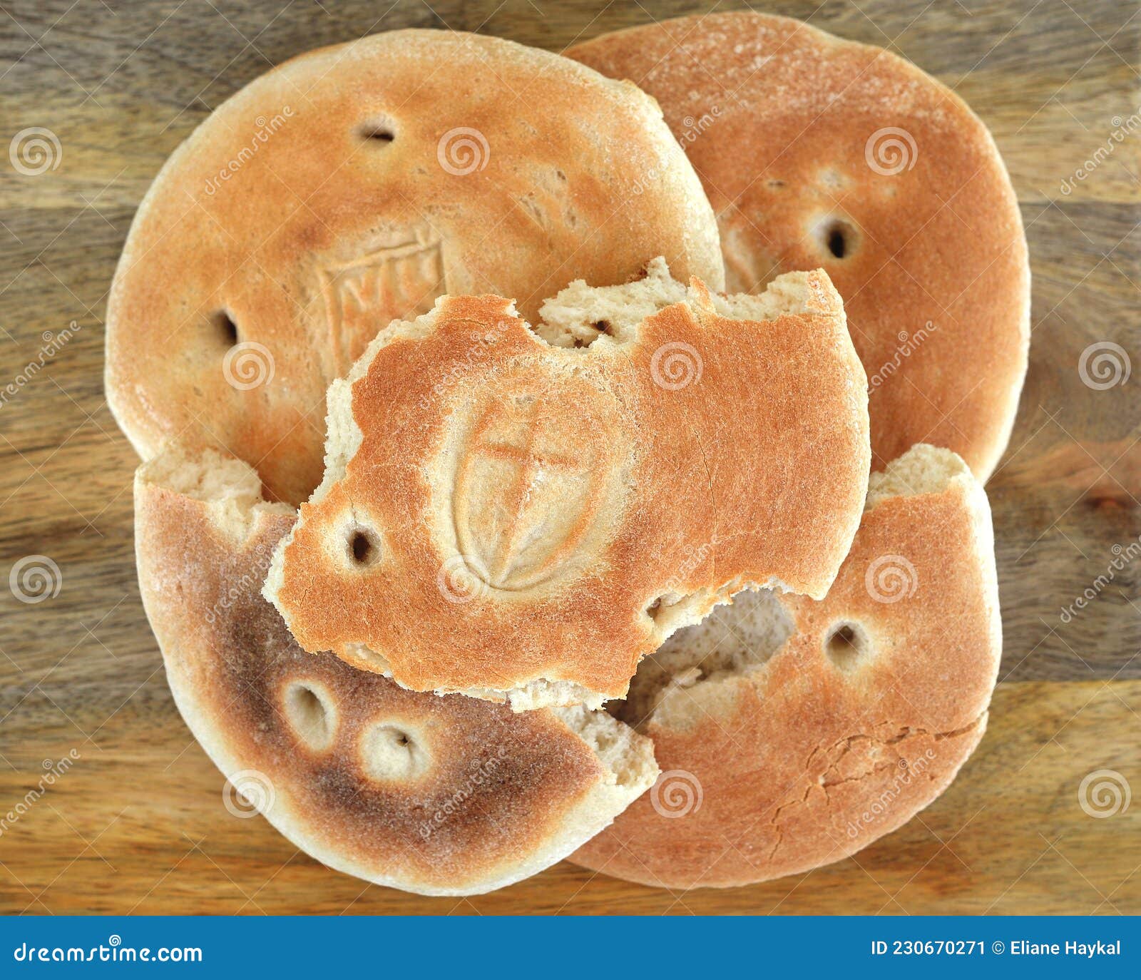 Holy Sacramental Bread stock image. Image of holy, faith - 230670271