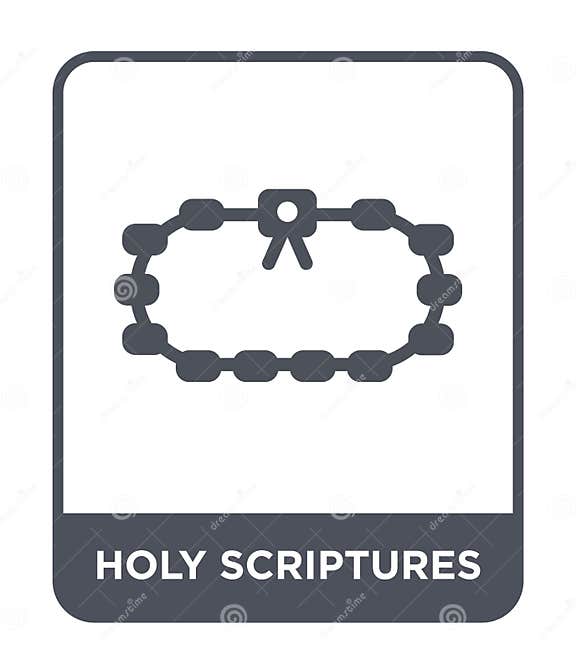 Holy Scriptures Icon in Trendy Design Style. Holy Scriptures Icon ...