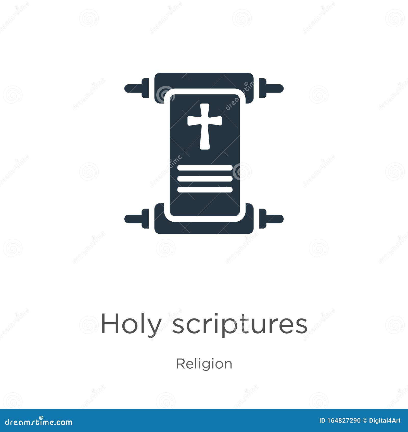 Holy Scriptures Icon Vector. Trendy Flat Holy Scriptures Icon From ...