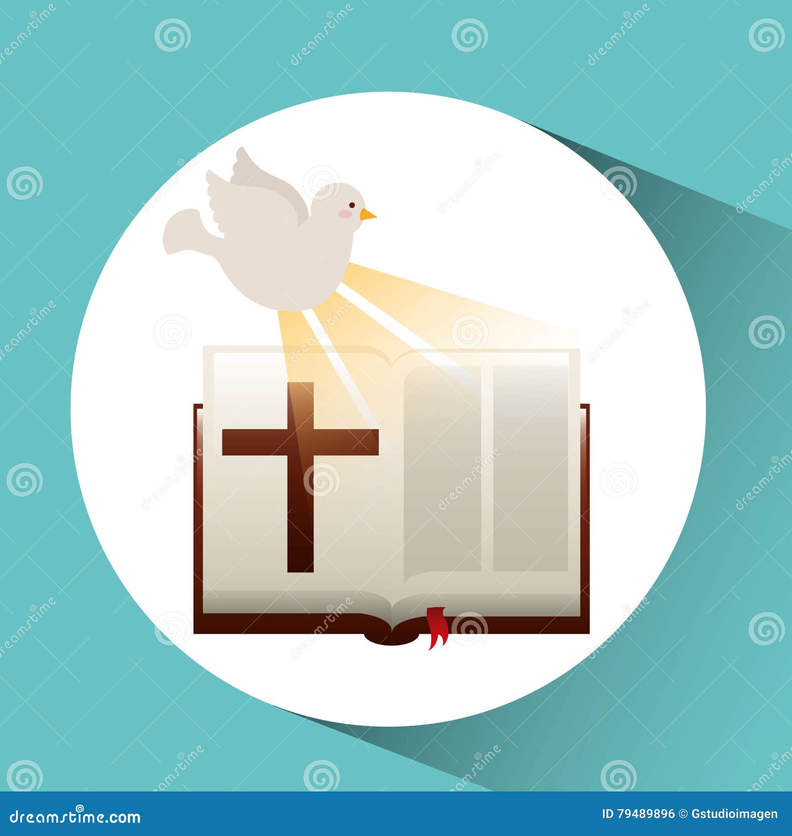 Holy Spirit Bible Icon Design Stock Illustration - Illustration of ...