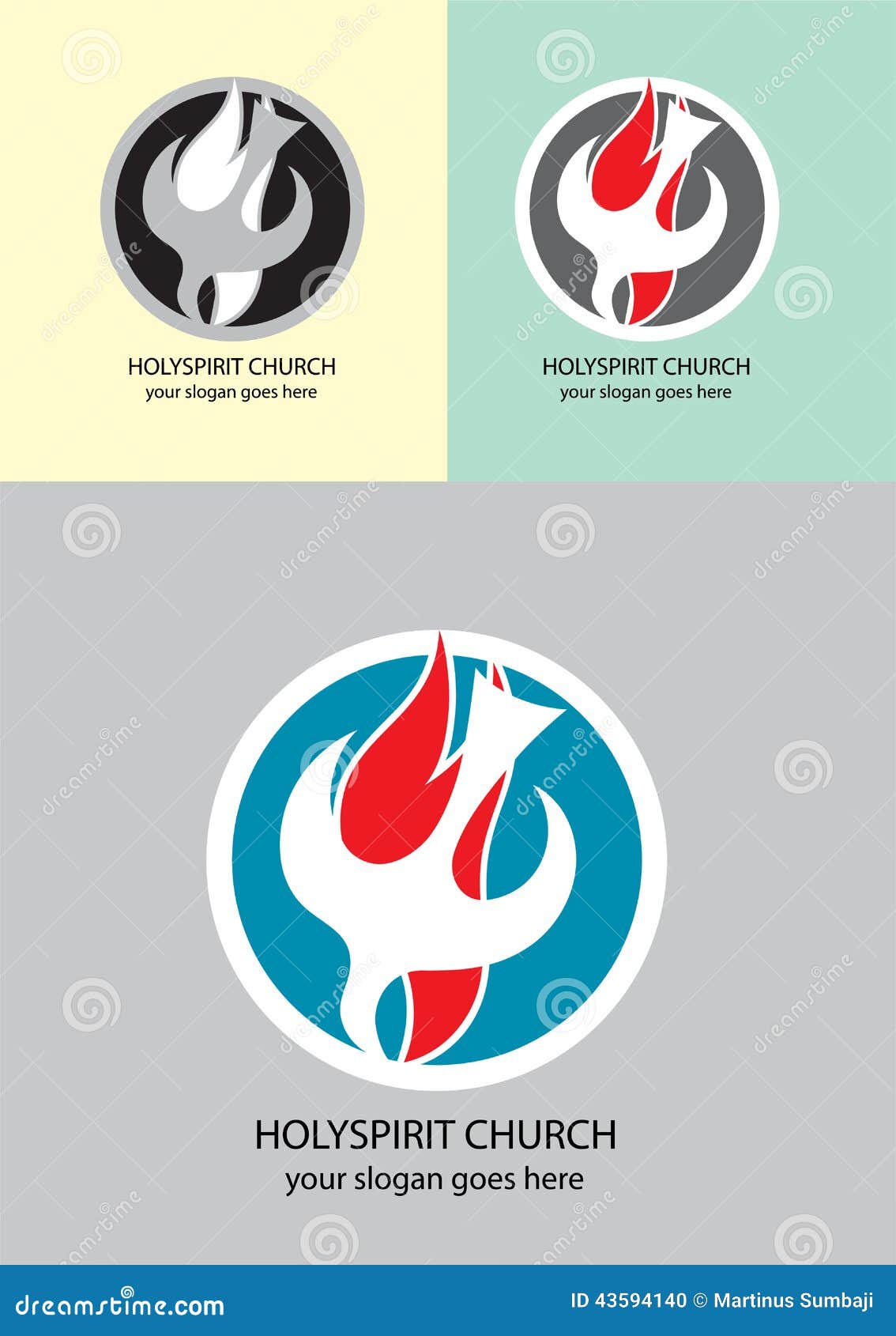 Holy Spirit Logo Vector