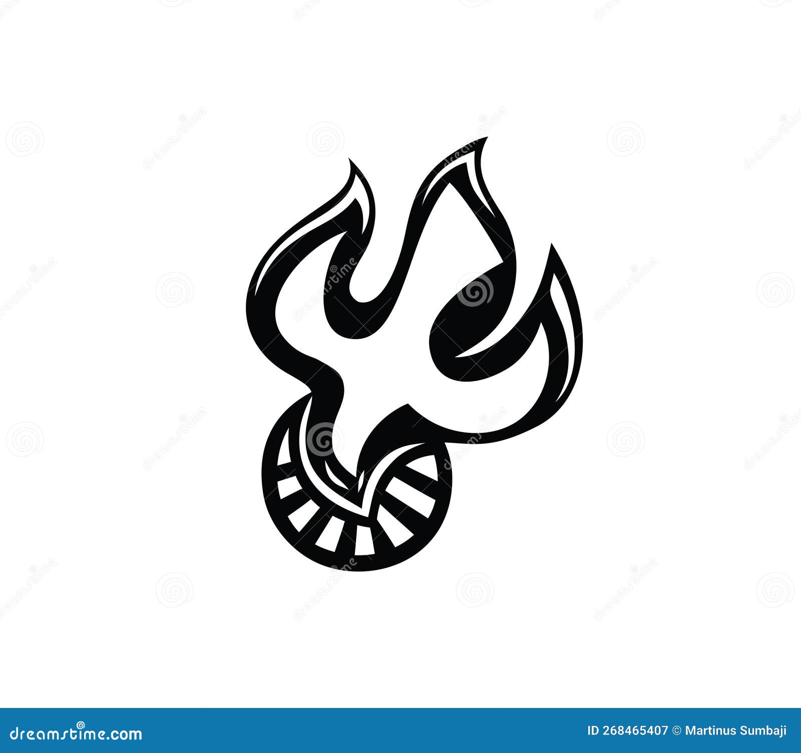 Holy spirit Fire Logo stock vector. Illustration of design - 268465407