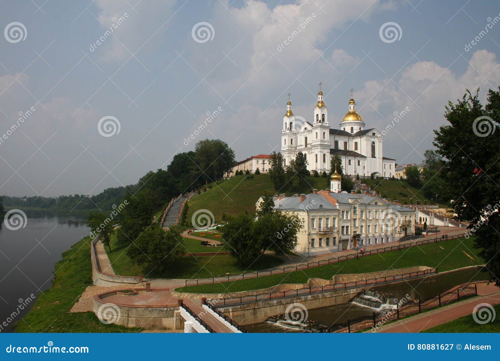 The Holy Spirit Monastery and Cathedral of the Assumption. Vitebsk ...