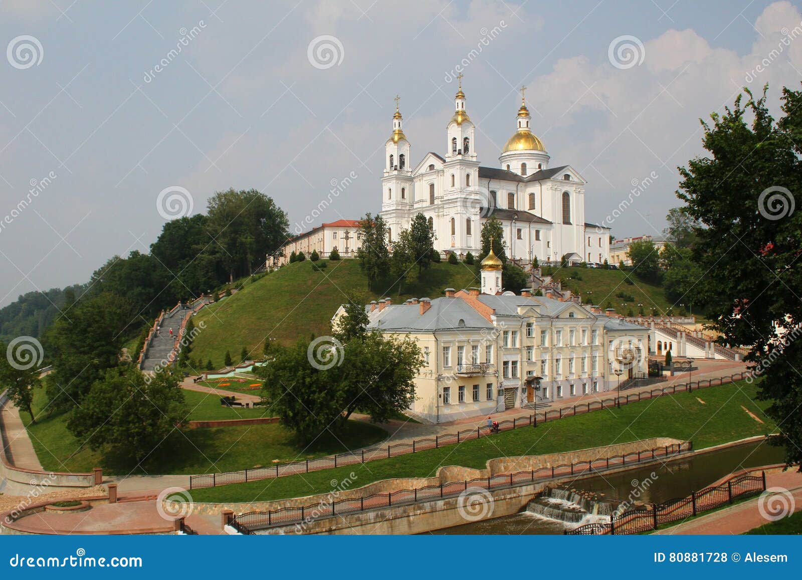 The Holy Spirit Monastery and Cathedral of the Assumption. Vitebsk ...