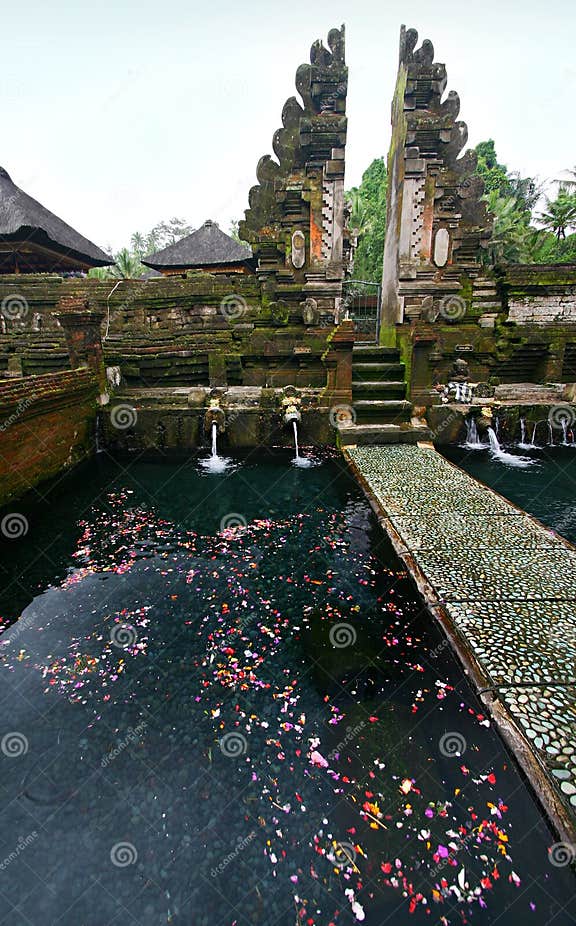 Holy Spring in Old Bali Temple Stock Photo - Image of bali, asia: 7787556