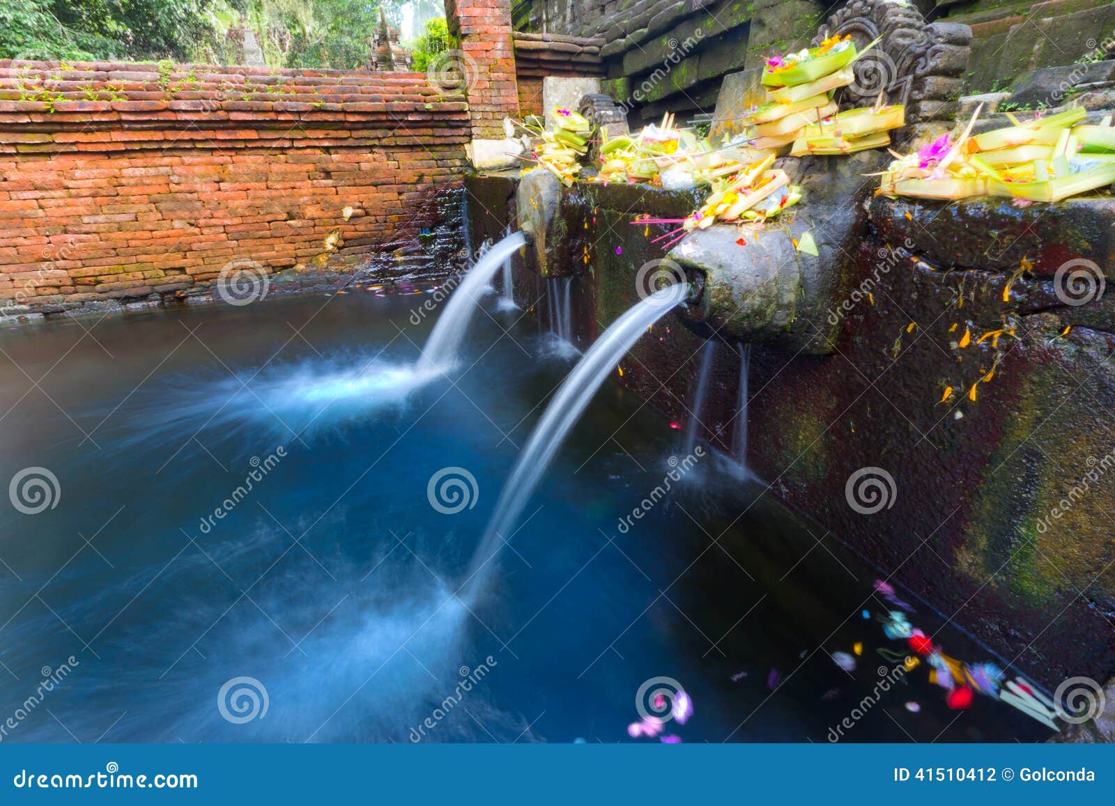Holy Spring Water Temple,Bali Stock Photo - Image of asia, indonesia ...