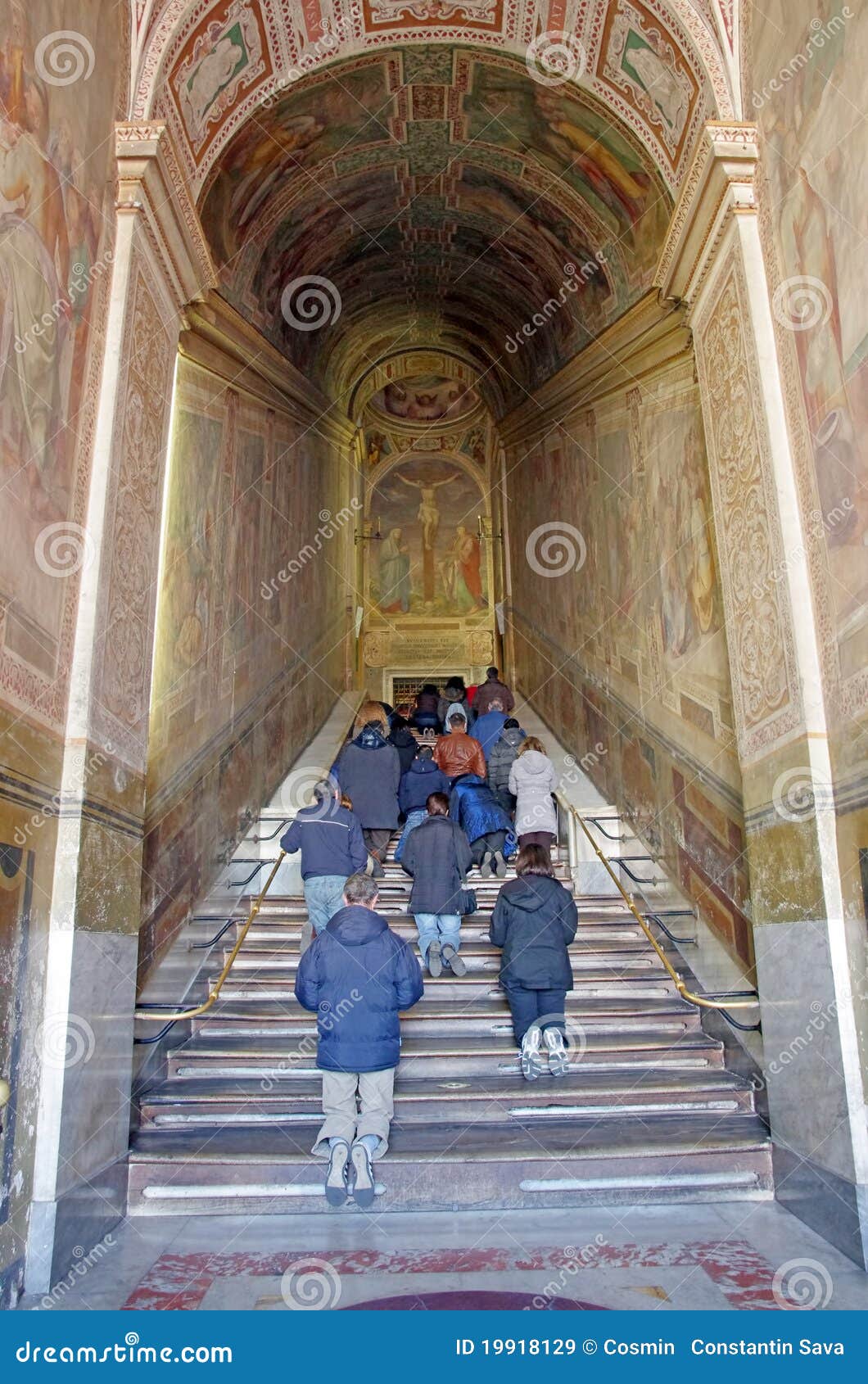Holy Stairs editorial stock image. Image of christianity - 19918129