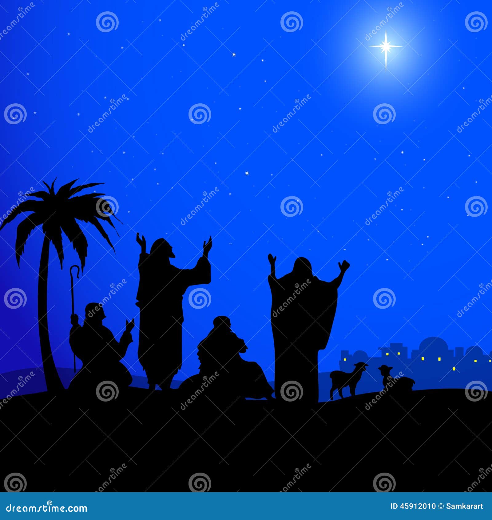 Holy Star in Bethlehem-Vector Stock Illustration - Illustration of xmas ...