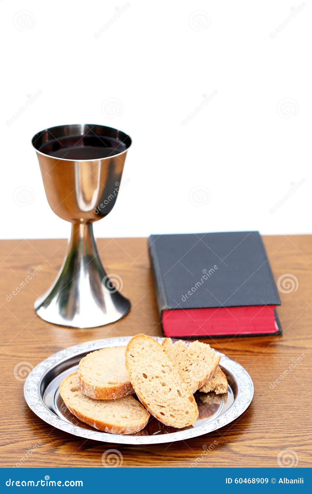 Holy Supper with White Background Stock Image - Image of christianity ...