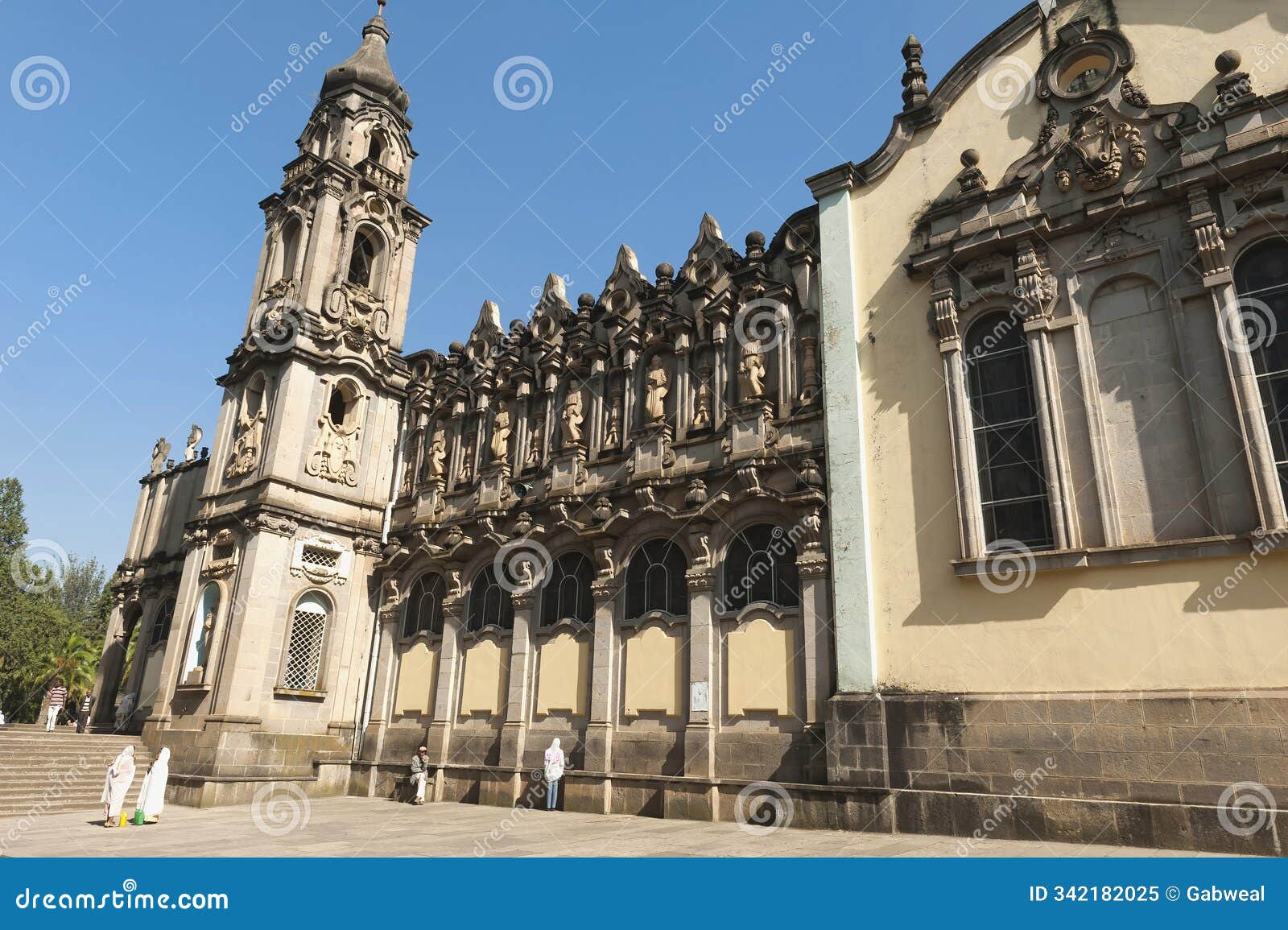 Holy Trinity Cathedral, Addis Ababa, Ethiopia Stock Image - Image of ...