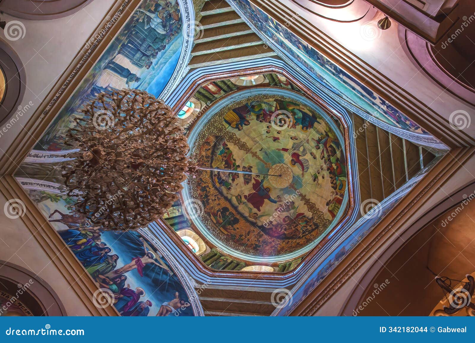Holy Trinity Cathedral, Ceiling, Addis Ababa, Ethiopia Editorial Stock ...