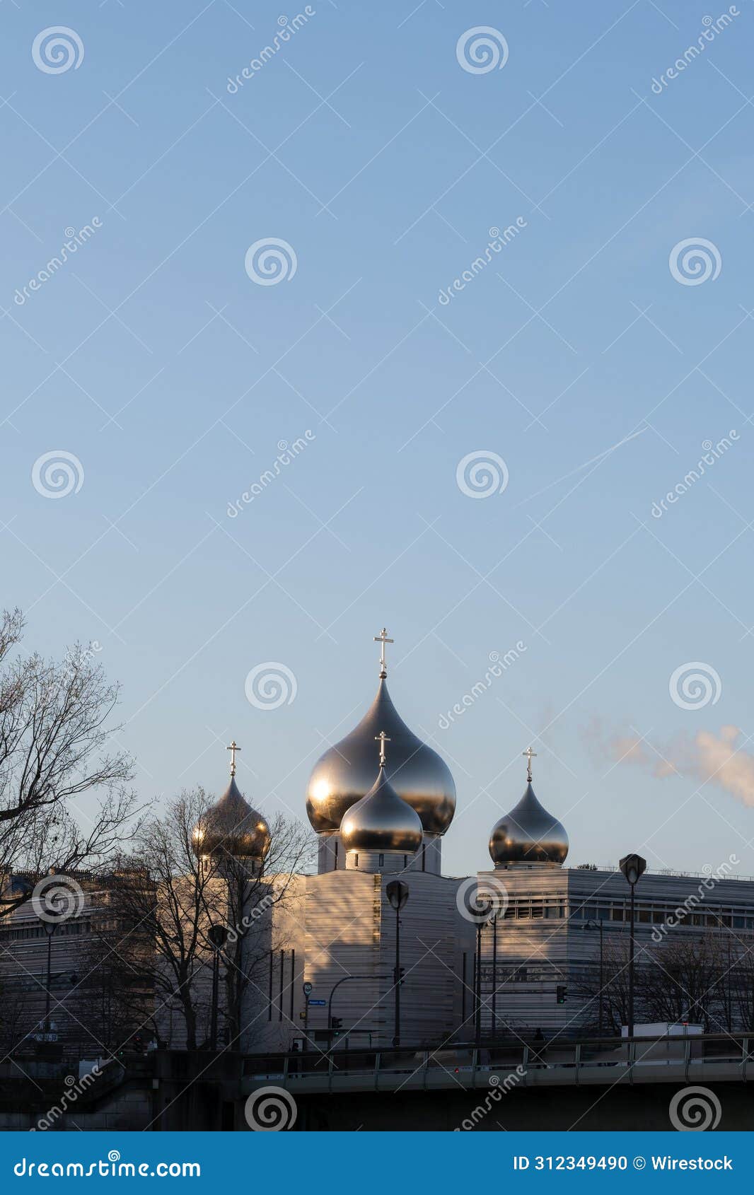 Holy Trinity Cathedral in Paris Editorial Image - Image of holy, silver ...