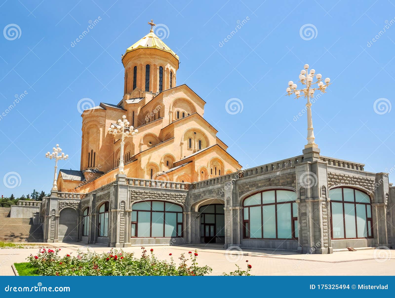 Holy Trinity Cathedral Sameba of Tbilisi, Georgia Stock Photo - Image ...