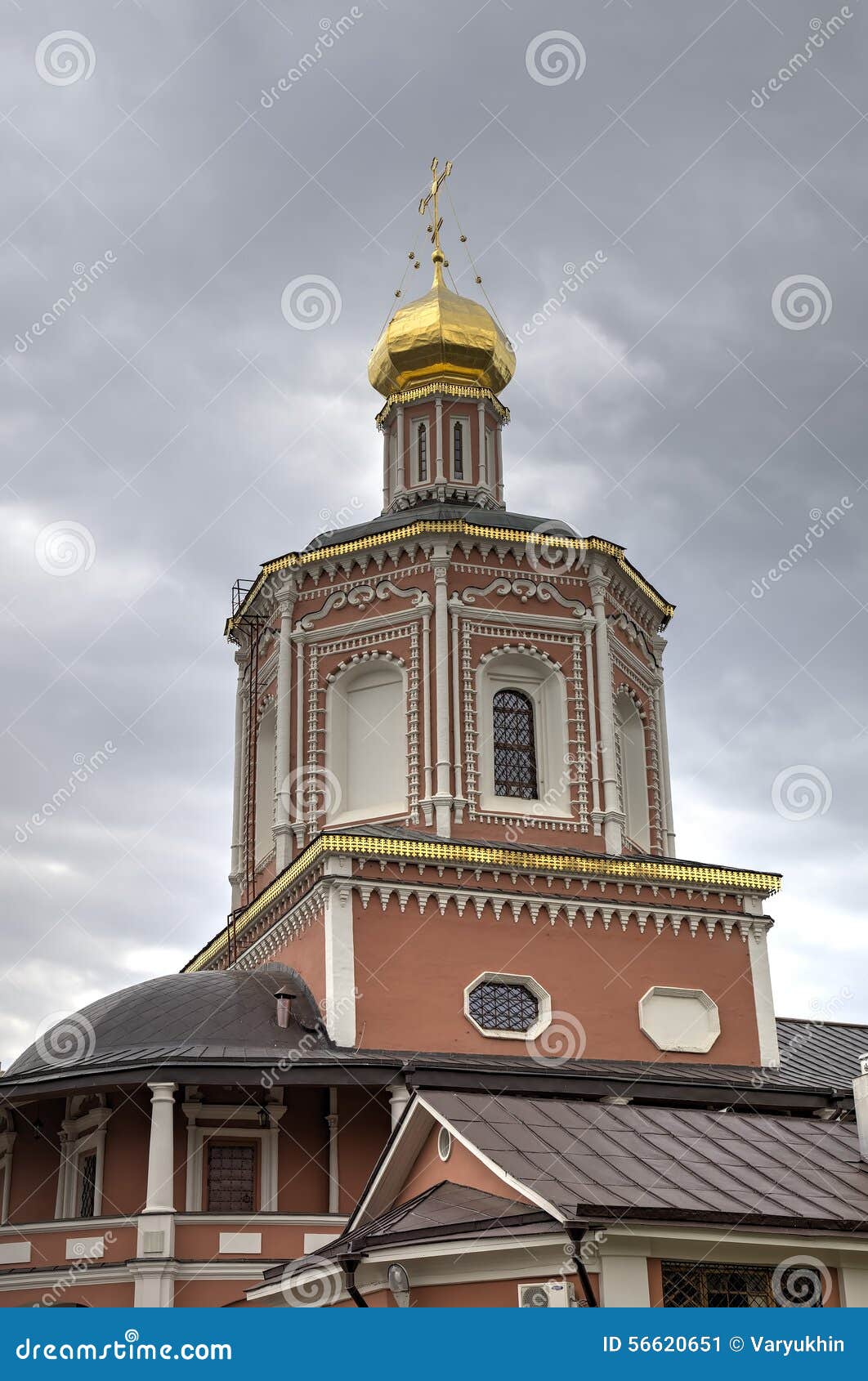 Holy Trinity Cathedral. Saratov, Russia Stock Image - Image of entering ...