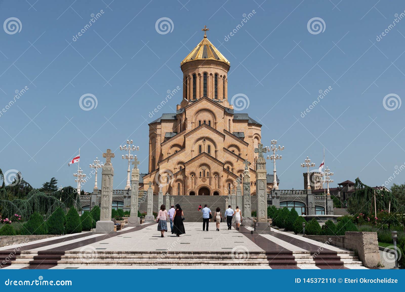 The Holy Trinity Cathedral of Tbilisi Commonly Known As Sameba in ...