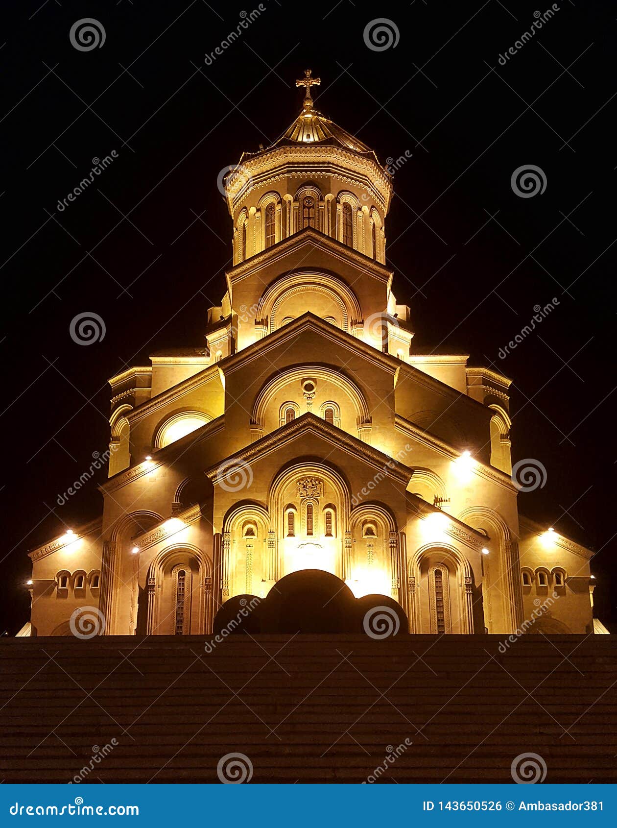The Holy Trinity Cathedral of Tbilisi Tsminda Sameba Church in Tbilisi ...