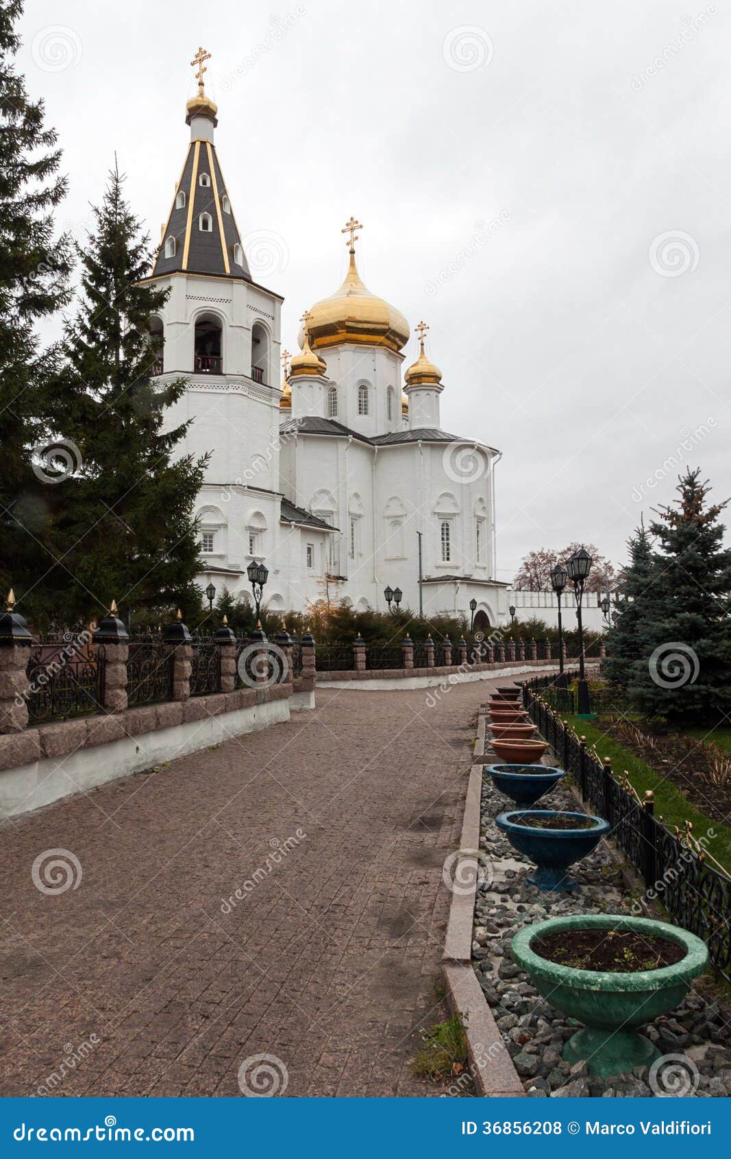 Holy Trinity Cathedral of Tyumen Stock Photo - Image of orthodoxy ...