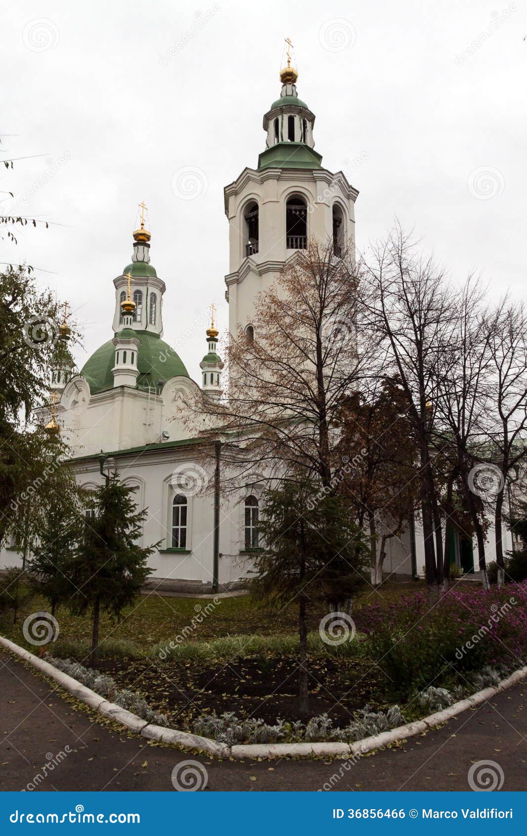 Holy Trinity Cathedral of Tyumen Stock Photo - Image of dome, russia ...