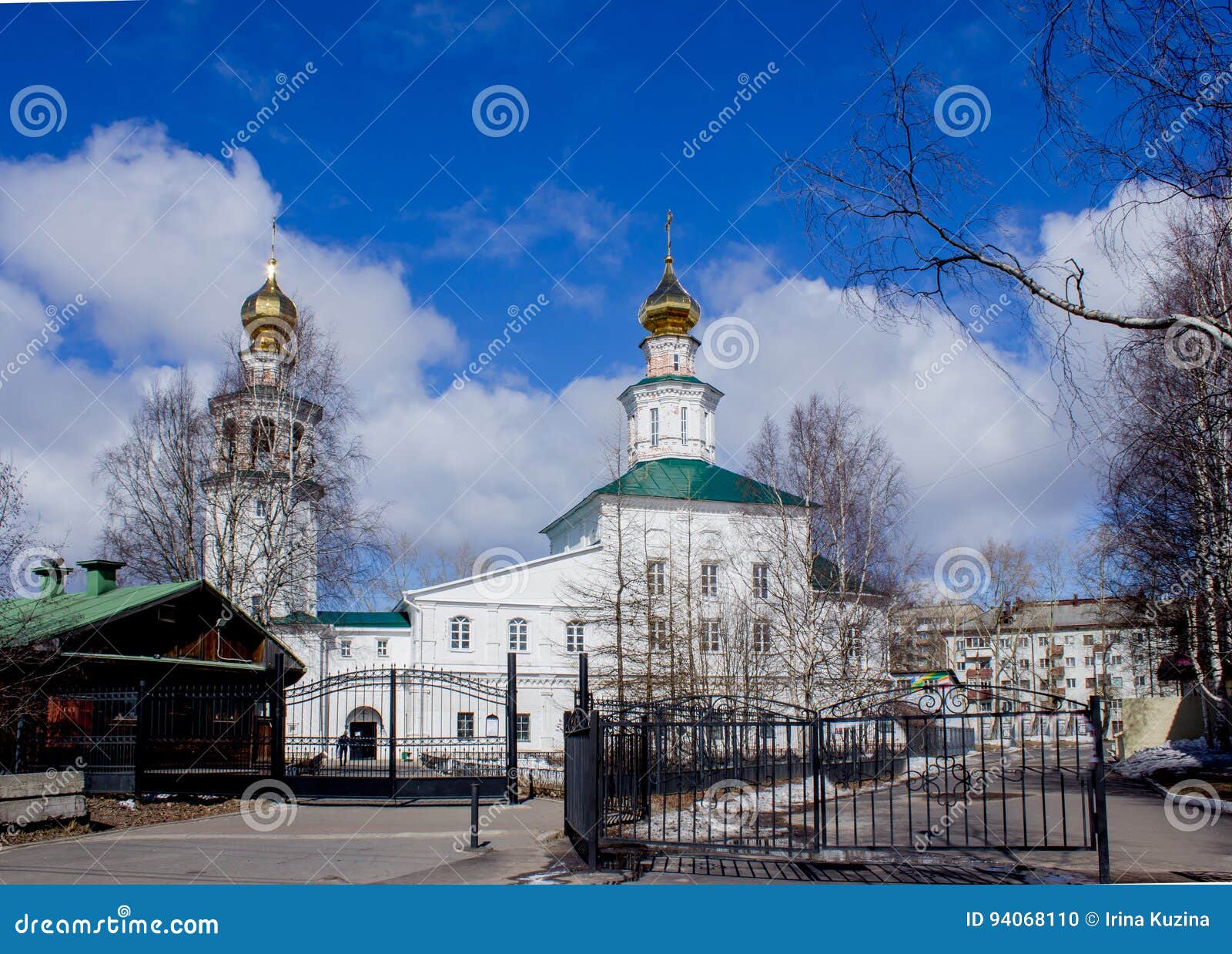 Holy Trinity Church, the Archangel, Stock Photo - Image of sunset ...