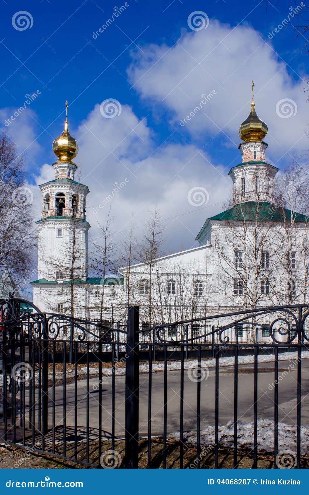 Holy Trinity Church, the Archangel, Stock Image - Image of mary ...