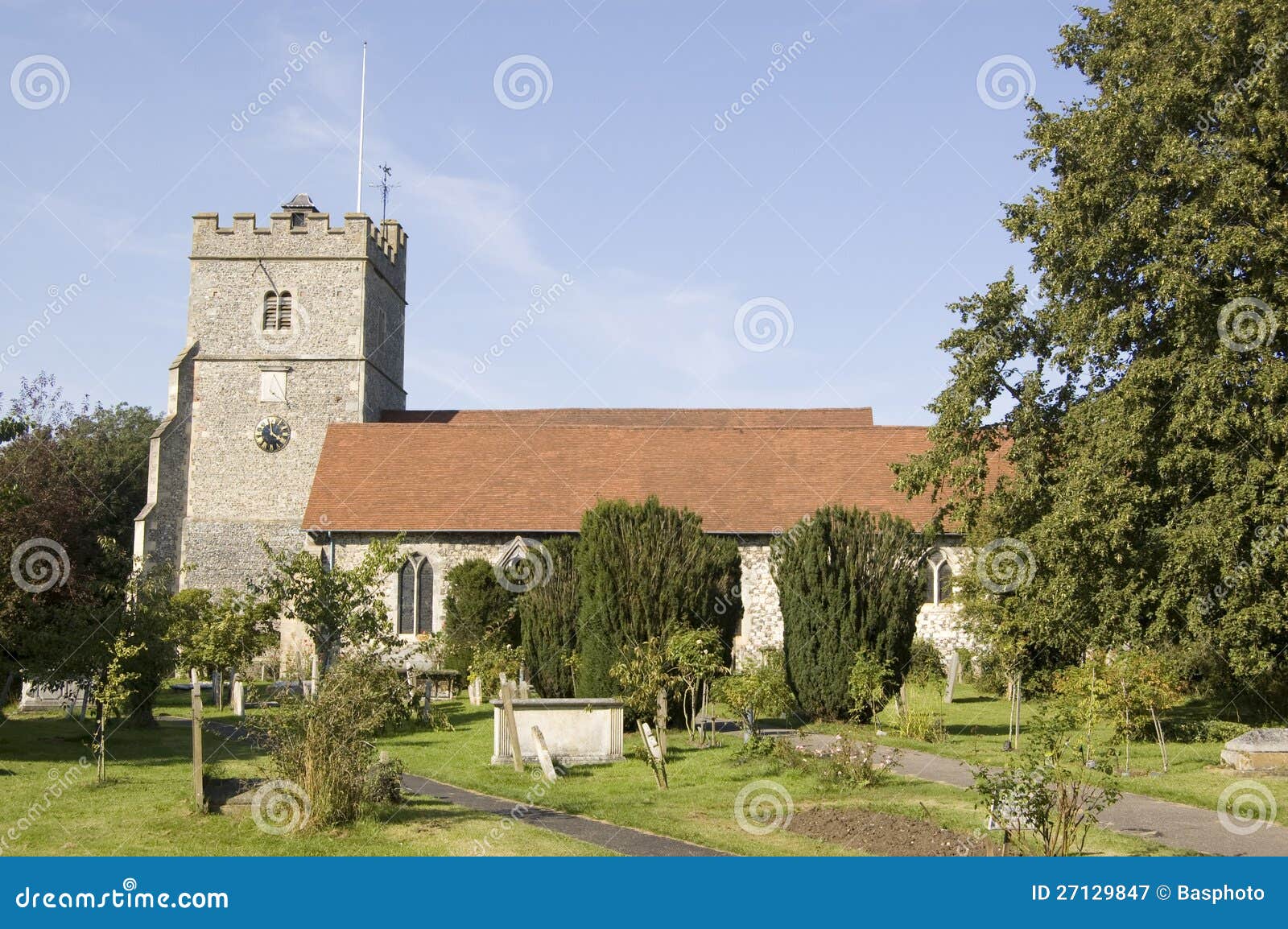 Holy Trinity Church, Cookham, Berkshire Stock Image - Image of tower ...