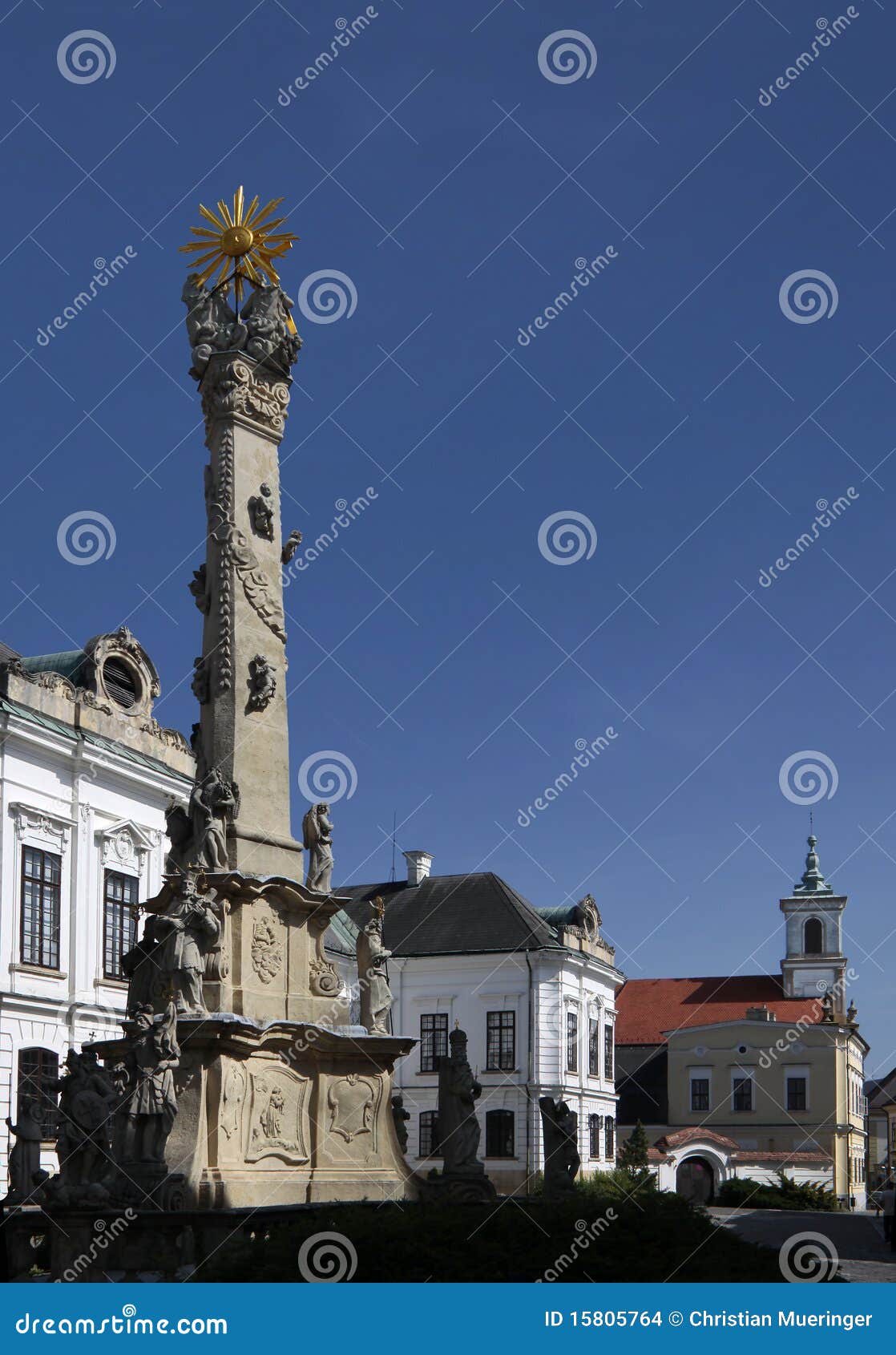 The Holy Trinity Column stock photo. Image of landmark - 15805764