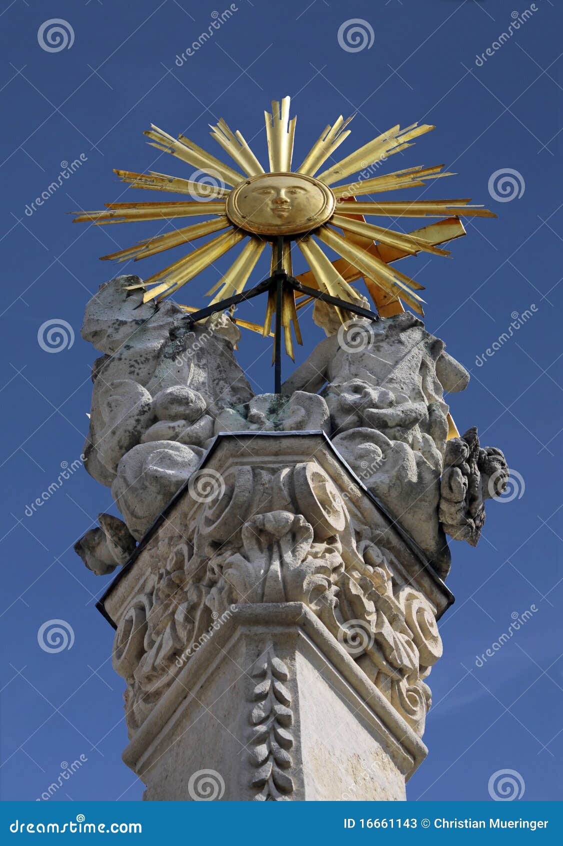 The Holy Trinity Column stock image. Image of monument - 16661143
