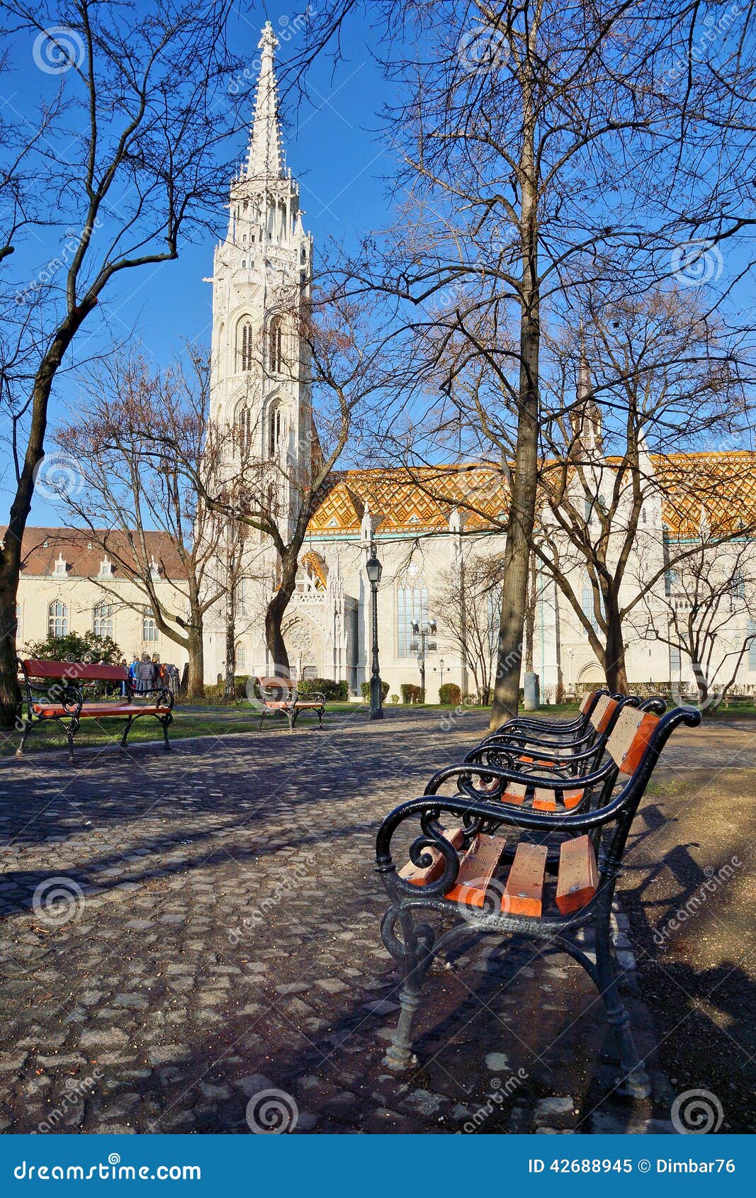 Holy Trinity Column, Buda Castle, Budapest, Hungary Stock Image - Image ...