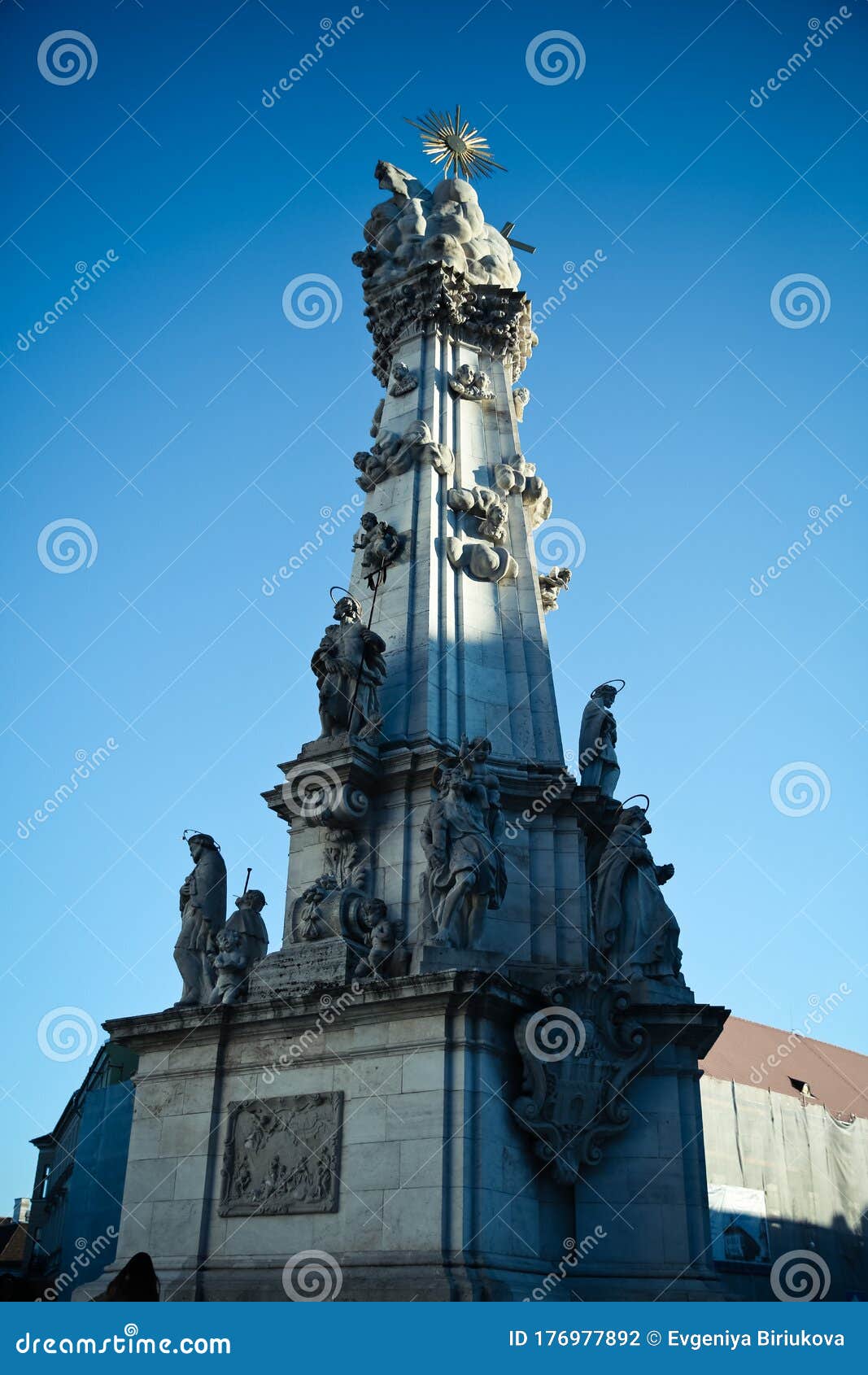 Holy Trinity Column, a Plague Column Located on Castle Hill in the ...