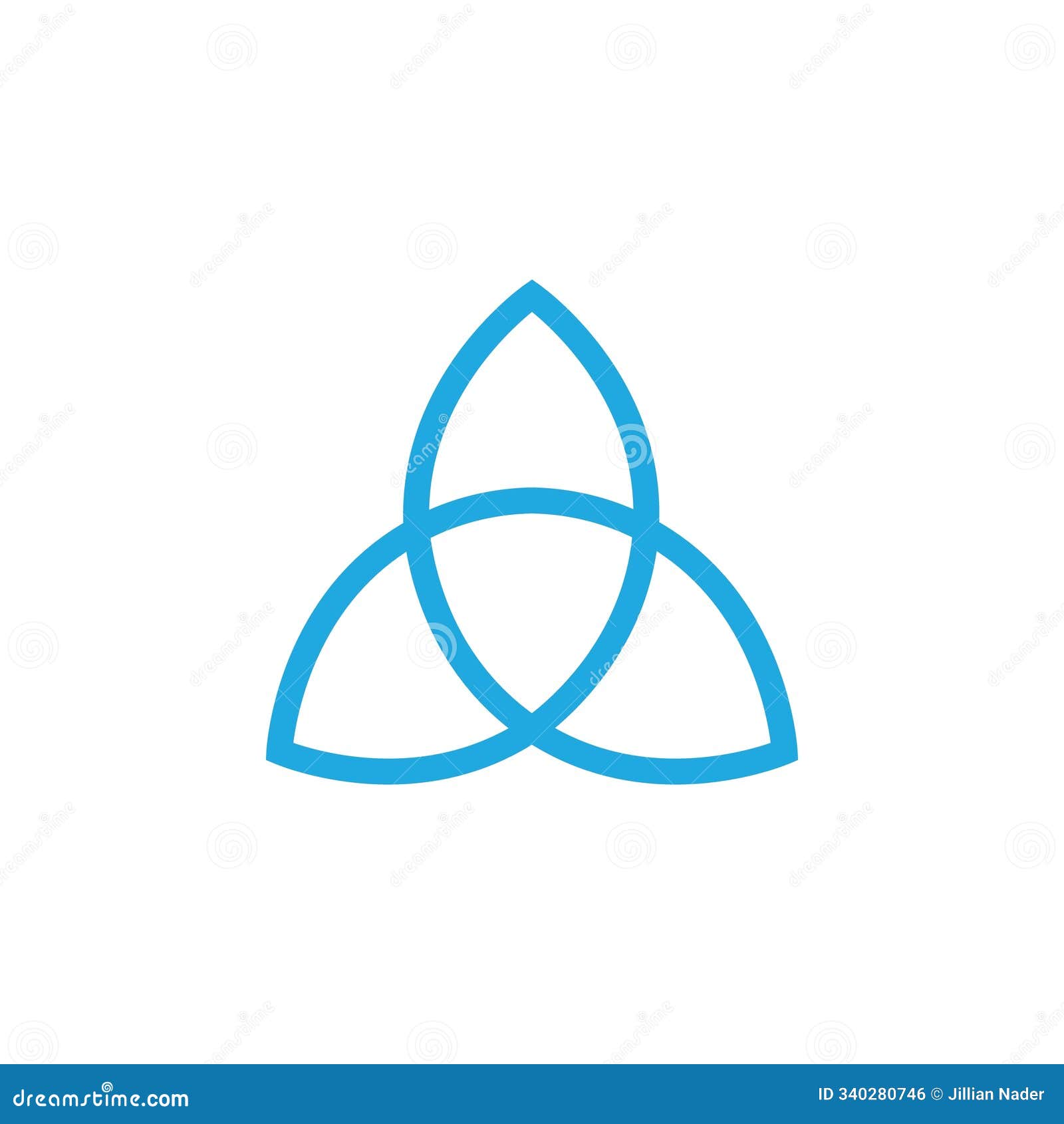 Holy Trinity Icon Simple Vector Symbol Stock Vector - Illustration of ...
