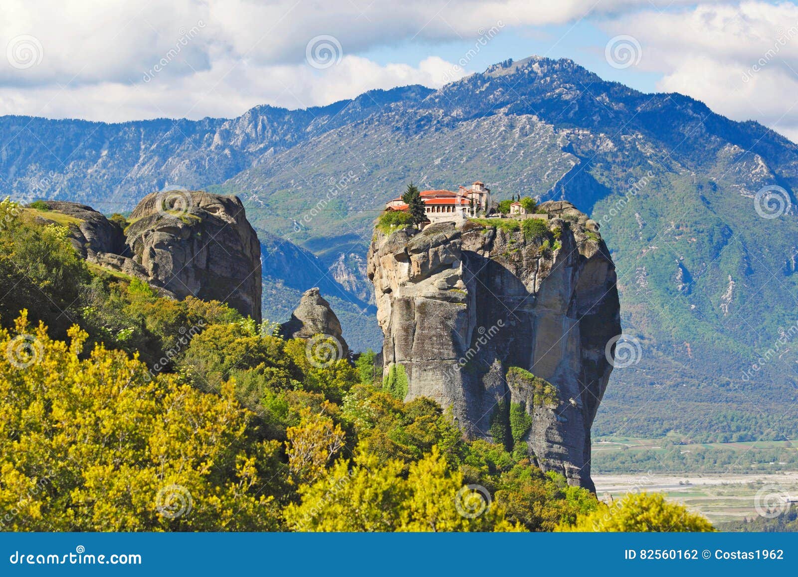 Holy Trinity Monastery or Agia Triada Monastery in the Meteora, Greece ...