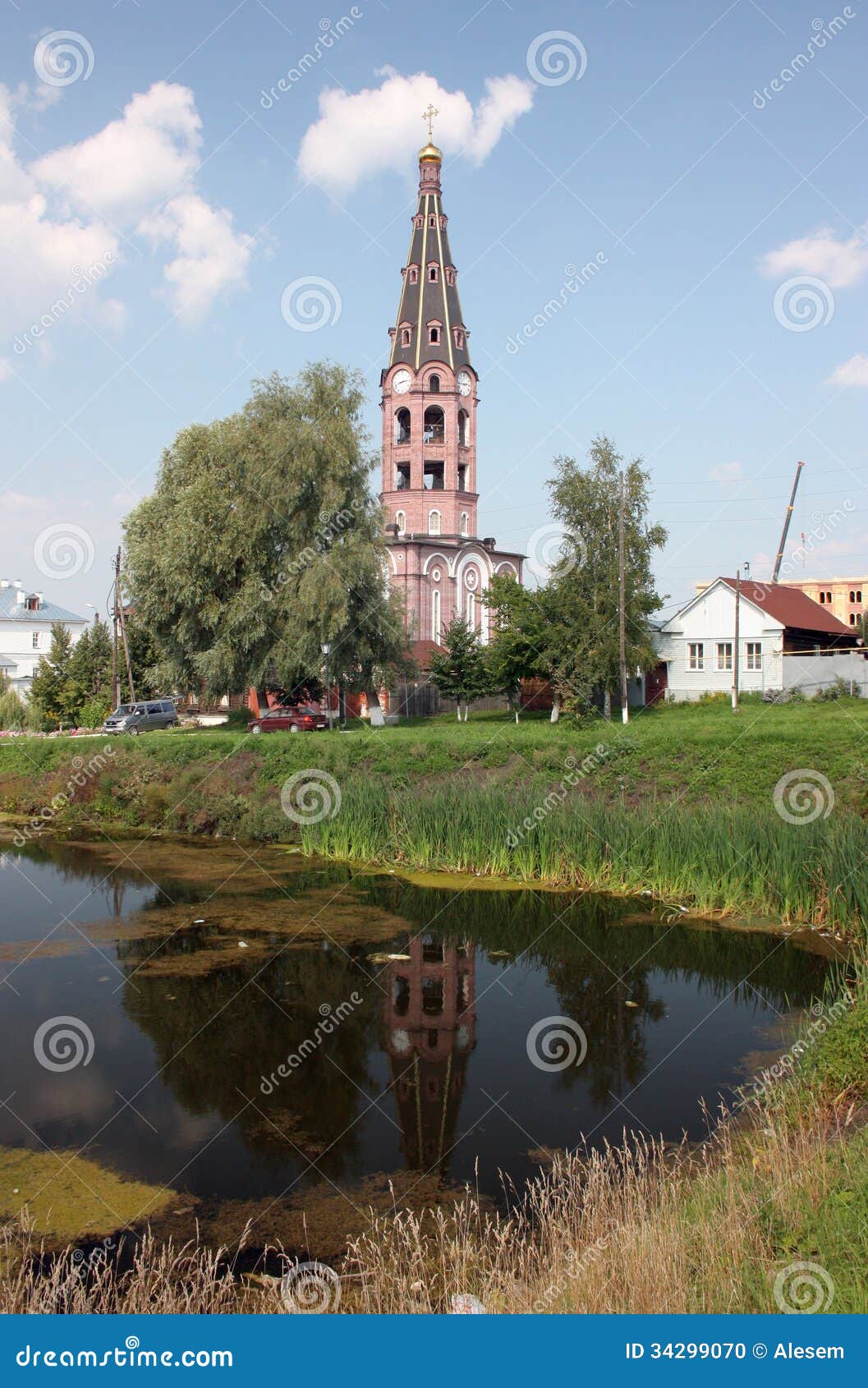 Holy Trinity Monastery in Alatyr. Russia Stock Photo - Image of ...