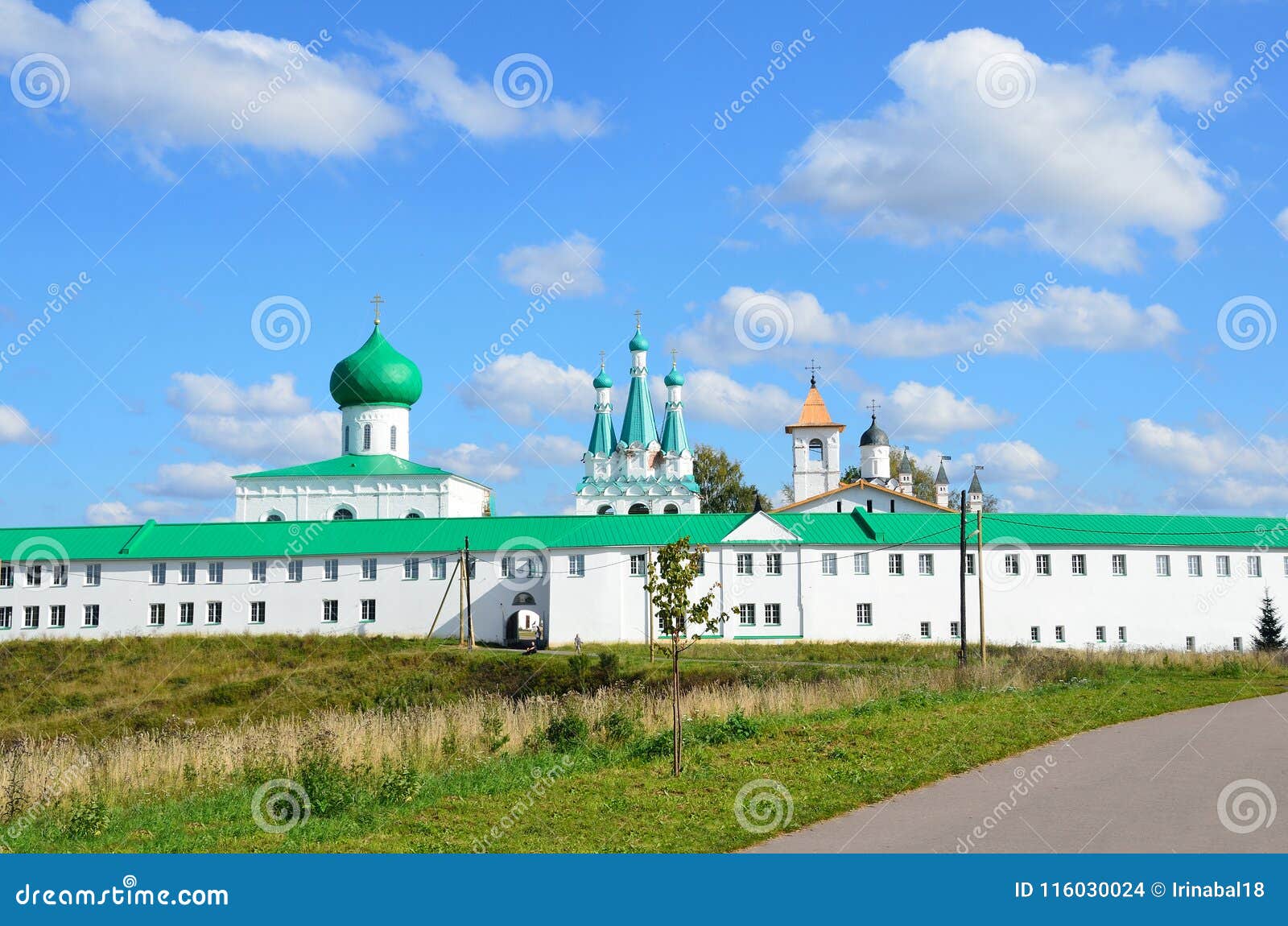 Holy Trinity Monastery of Alexander Svirsky, Russia Stock Photo - Image ...