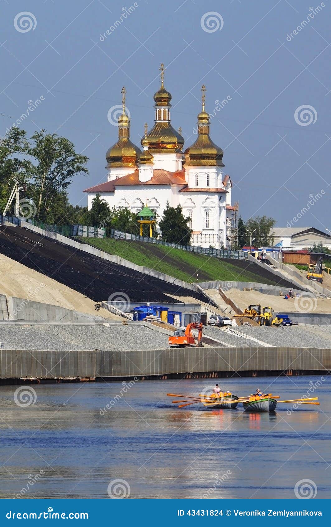 Holy Trinity Monastery. Architecture Monument, Tyumen, Russia ...