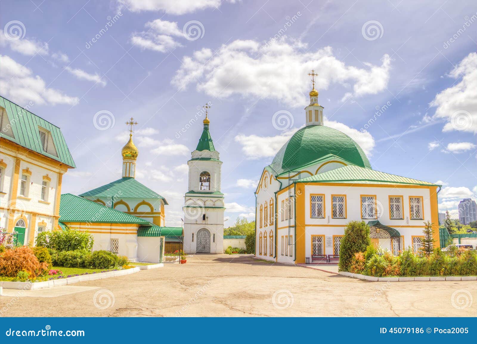 Holy Trinity Monastery Cheboksary Russia Stock Photo - Image of kremlin ...