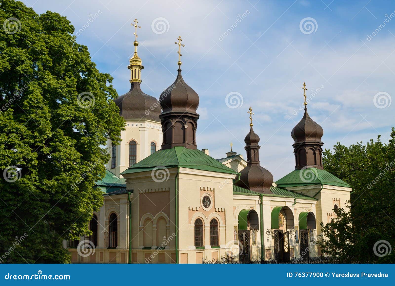 Holy Trinity Monastery of St. Jonas Stock Photo - Image of 19th, kiev ...