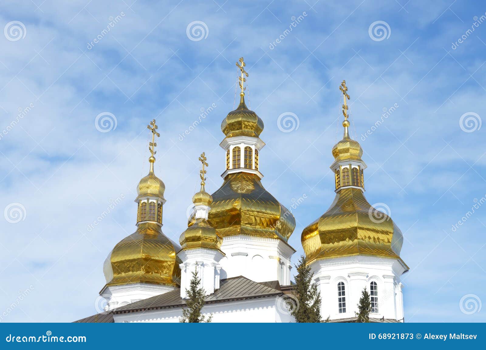 Holy Trinity Monastery, Tyumen Stock Image - Image of monastery ...