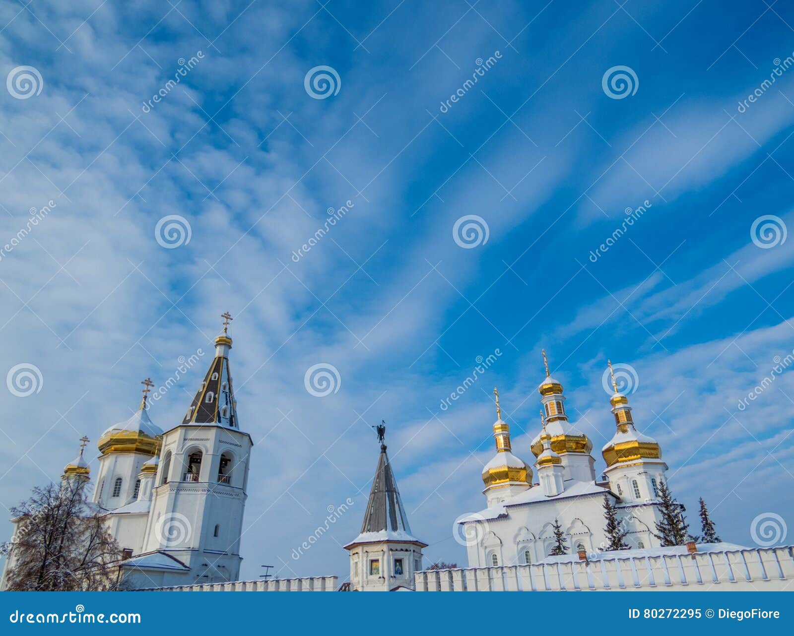 Holy Trinity Monastery, Tyumen Stock Image - Image of churches, amazing ...