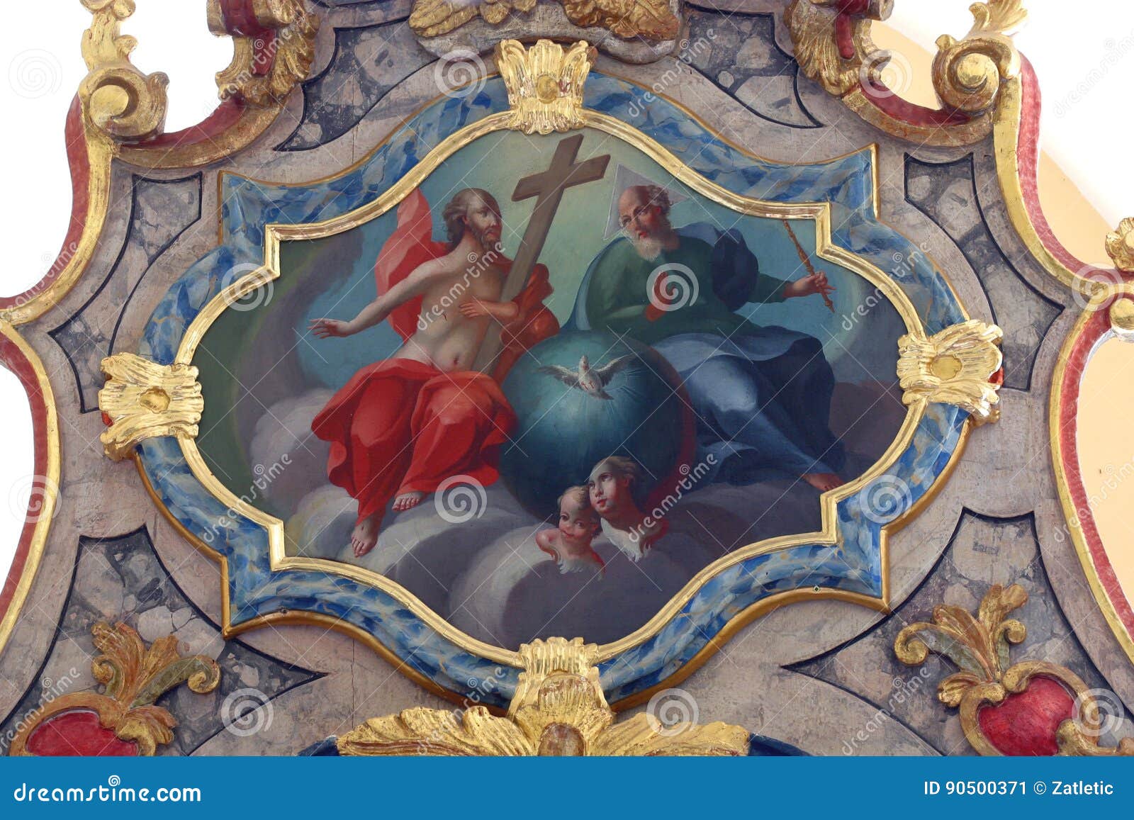 Holy Trinity stock image. Image of blessed, belief, christianity - 90500371