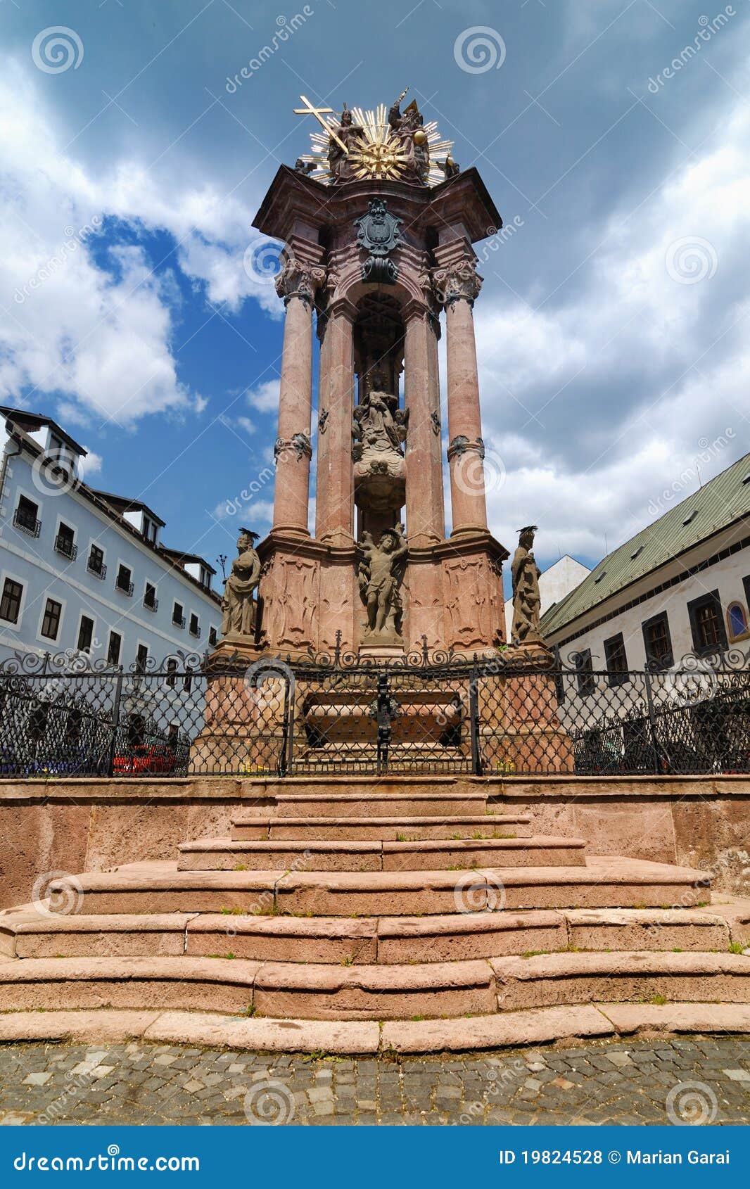 Holy Trinity Plague Column stock photo. Image of architecture - 19824528