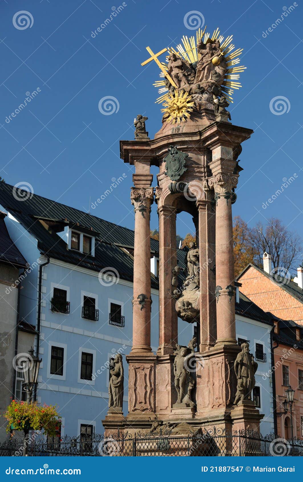 Holy Trinity Plague Column stock image. Image of column - 21887547