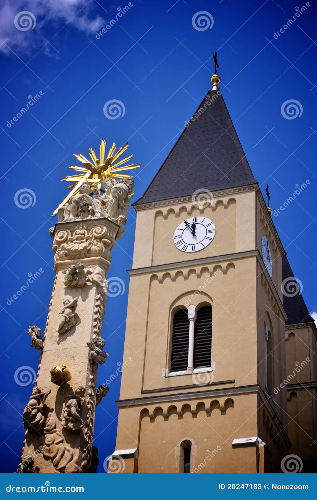 Holy Trinity Statue stock photo. Image of prayer, bible - 20247188