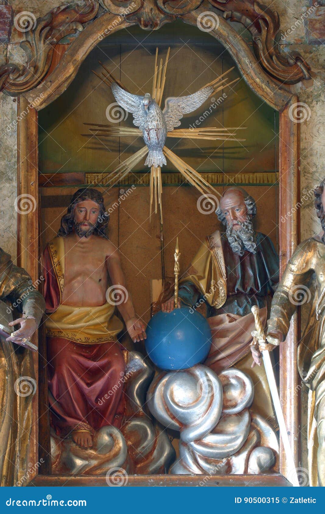 Holy Trinity stock image. Image of devotion, faith, blessed - 90500315