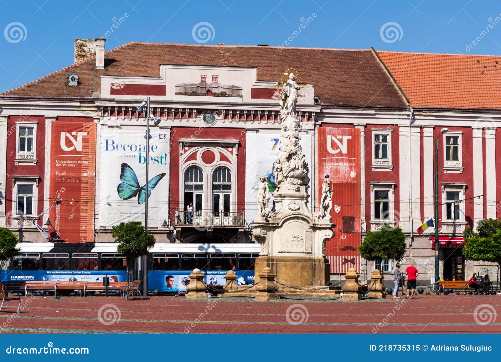 The Holy Trinity Statue and the West University in Union Square ...
