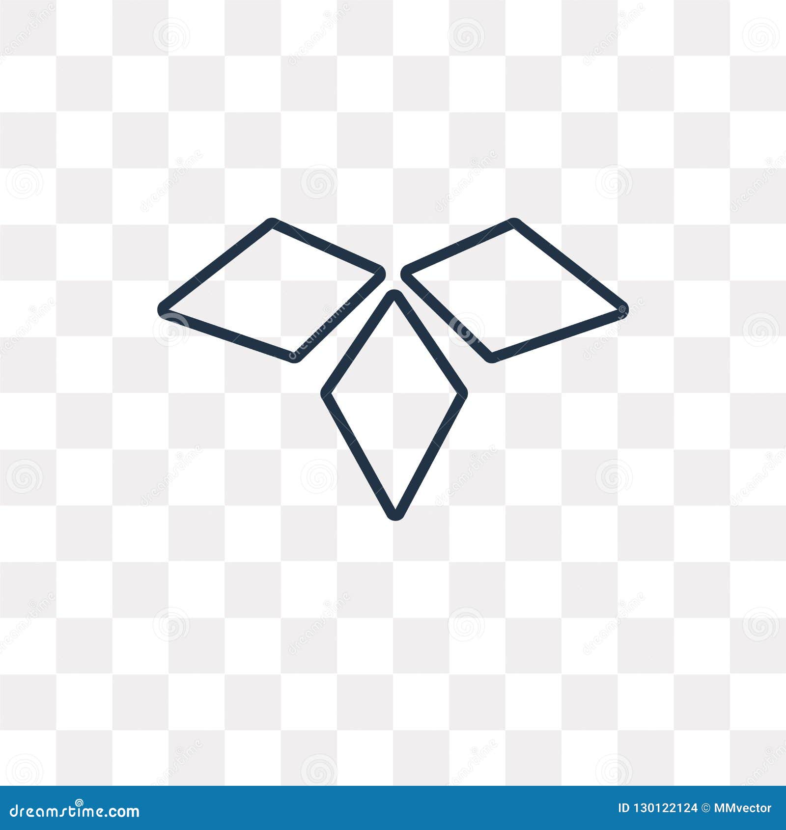 Holy Trinity Vector Icon on Transparent Background, Lin Stock Vector ...