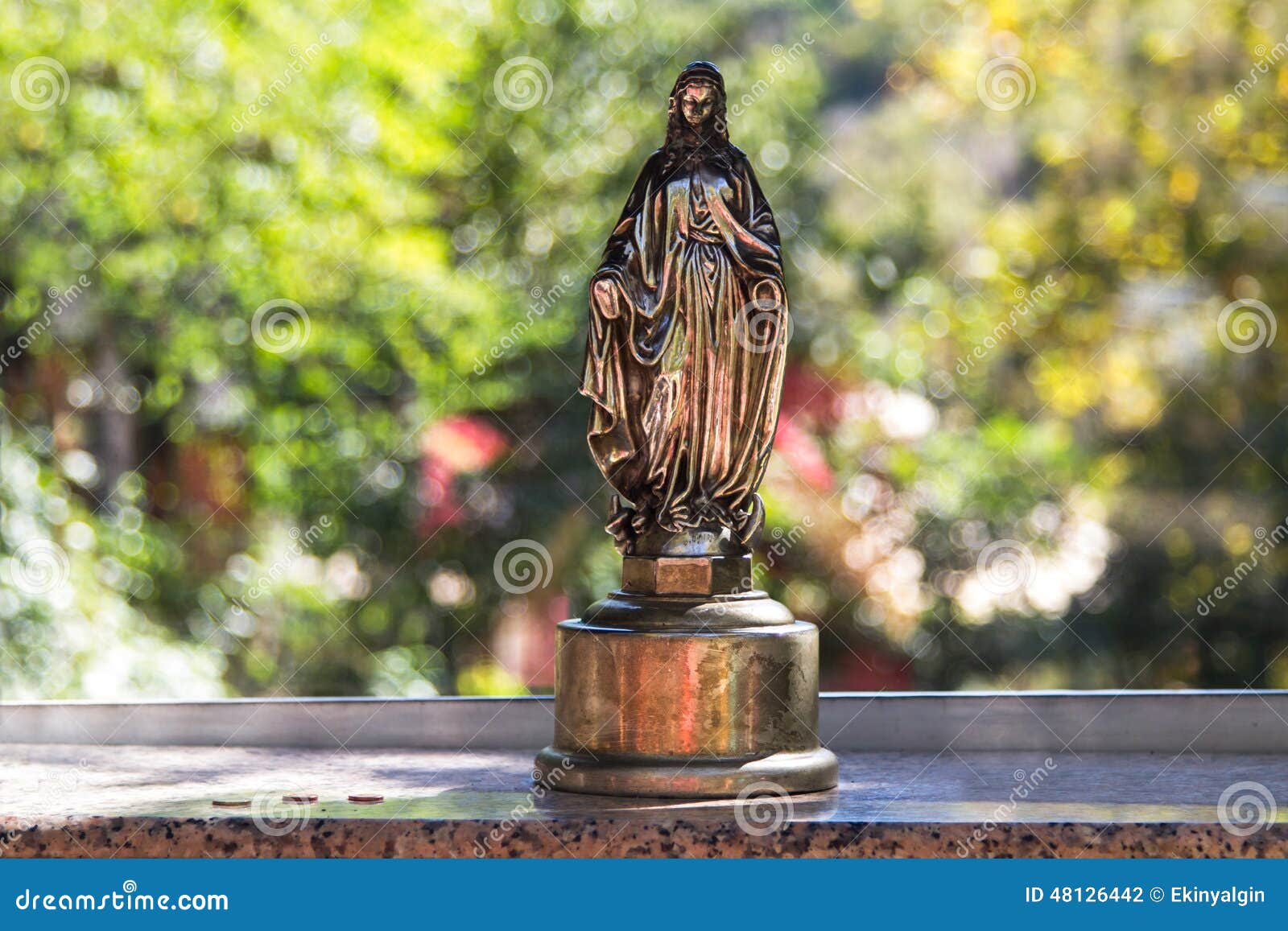 Holy Virgin Mary stock photo. Image of little, miniature - 48126442