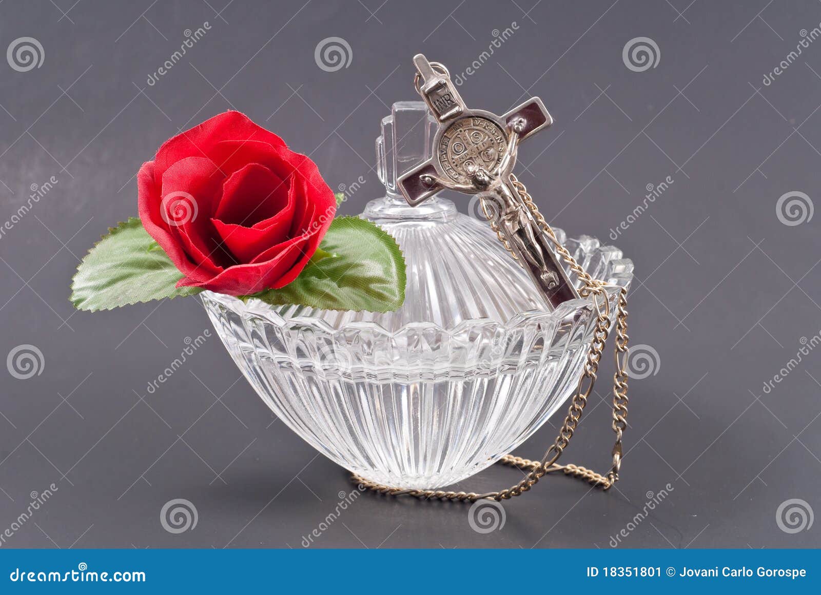 Holy Water in Crystal Jar stock image. Image of blessing - 18351801