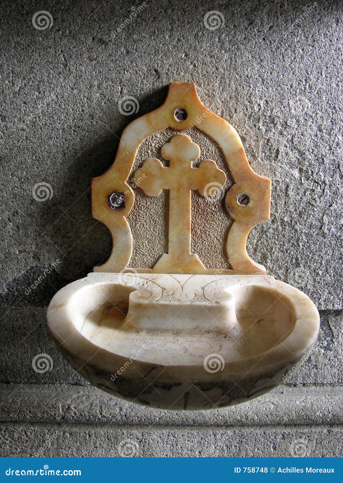 Holy water sink stock photo. Image of religious, church - 758748