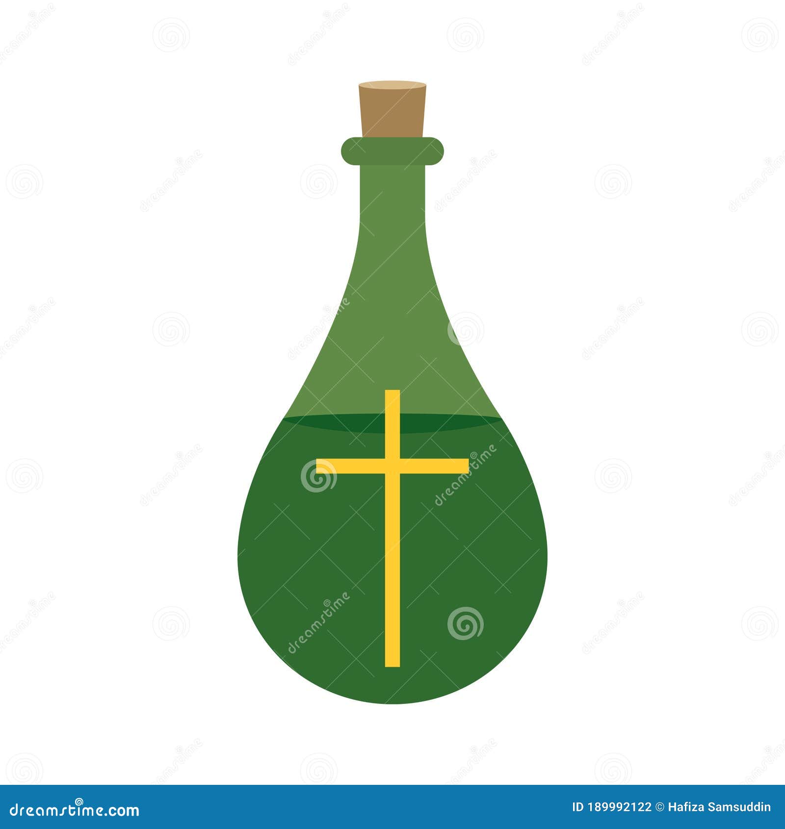Holy Water. Vector Illustration Decorative Design Stock Vector ...
