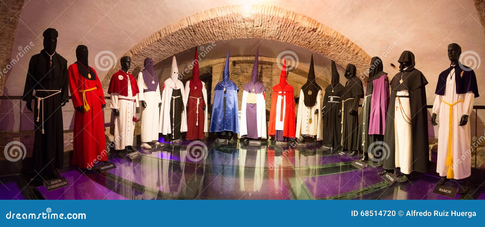 Holy Week stock photo. Image of nazarene, clothes, tradition - 68514720